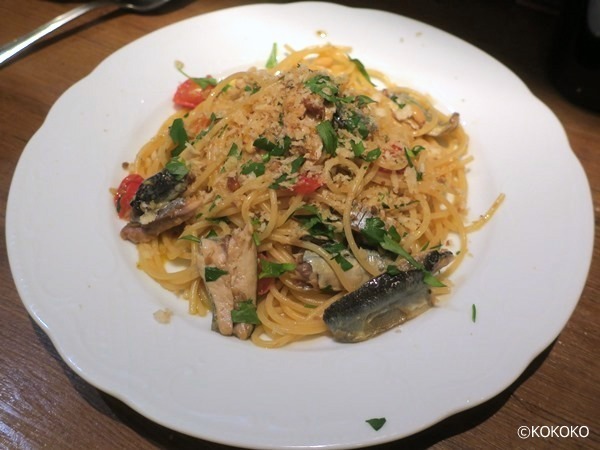 銀座テルミニ（東銀座）…さんまのスパゲティ、間に合った: MIDDLEAGE散財日記